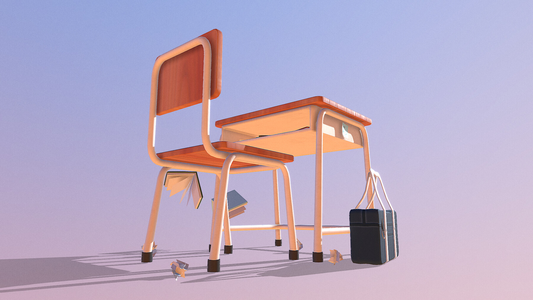 ArtStation - Anime Classroom | Game Assets