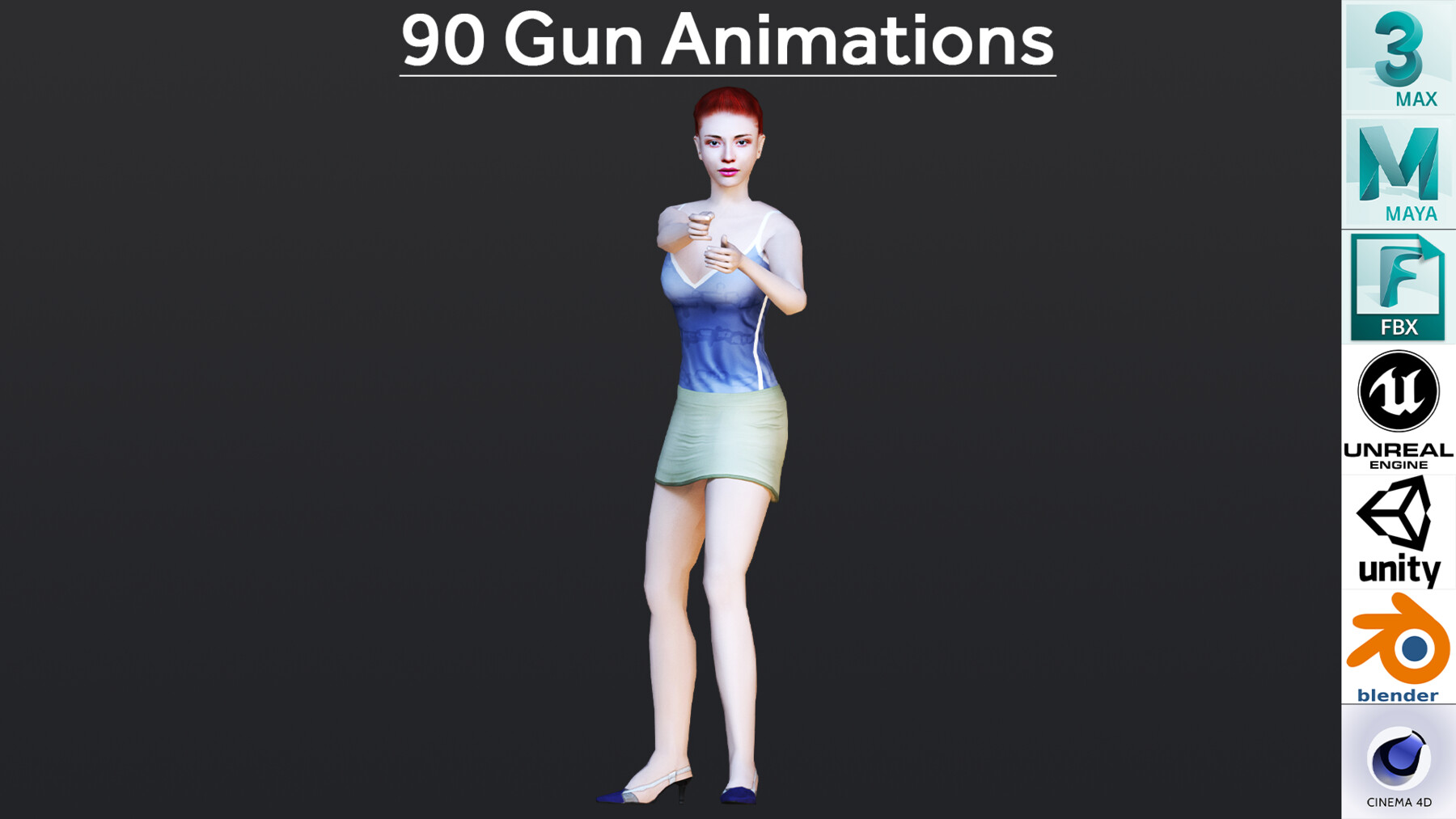 ArtStation - 90 GUN ANIMATIONS | Game Assets