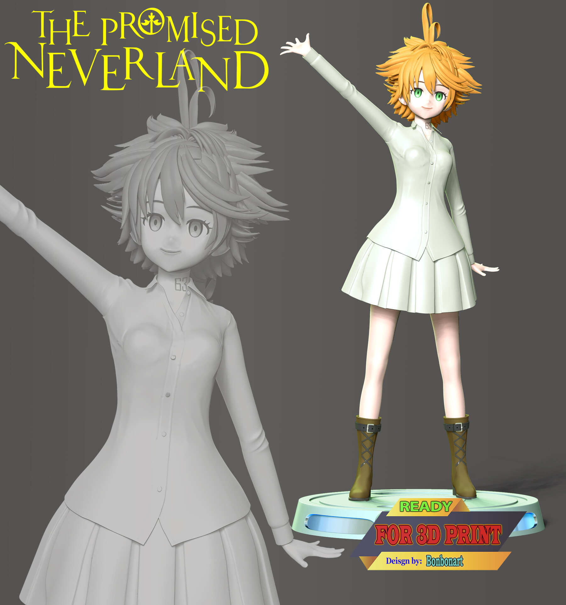 ArtStation - Emma - The Promised Neverland | Resources