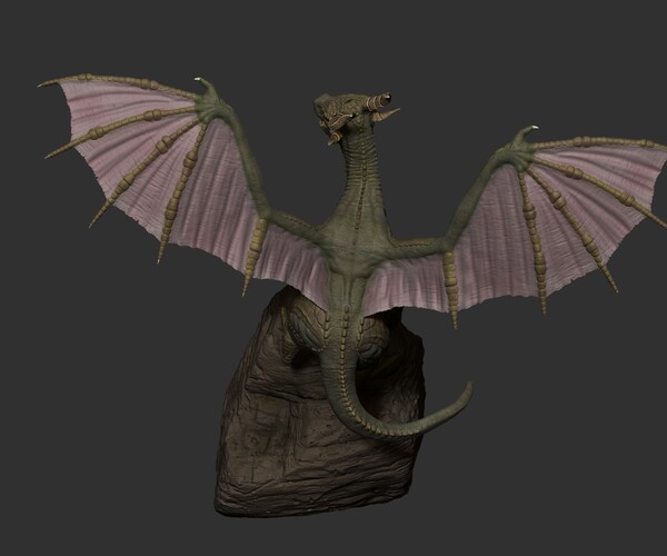 ArtStation - Dragon.stl | Resources
