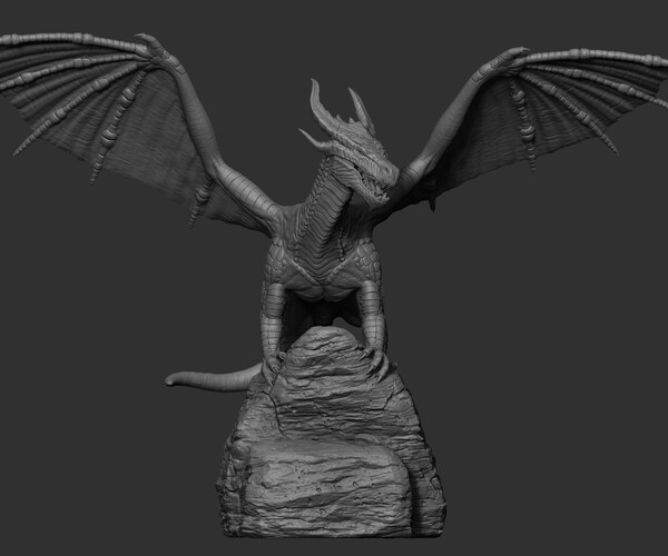 ArtStation - Dragon.stl | Resources