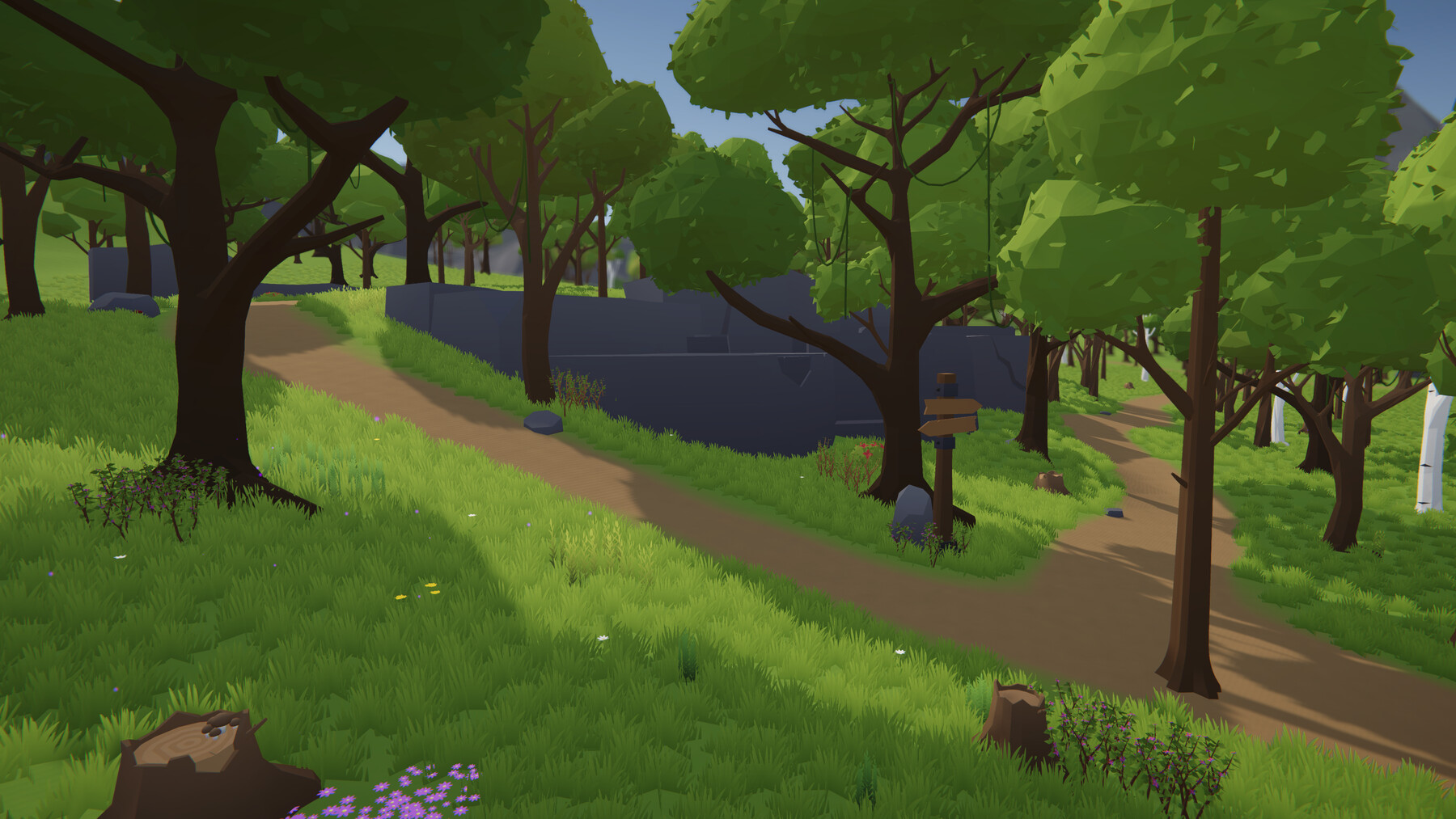 ArtStation - Low Poly Fantasy Valley - Asset for Unity 3D, Map and ...