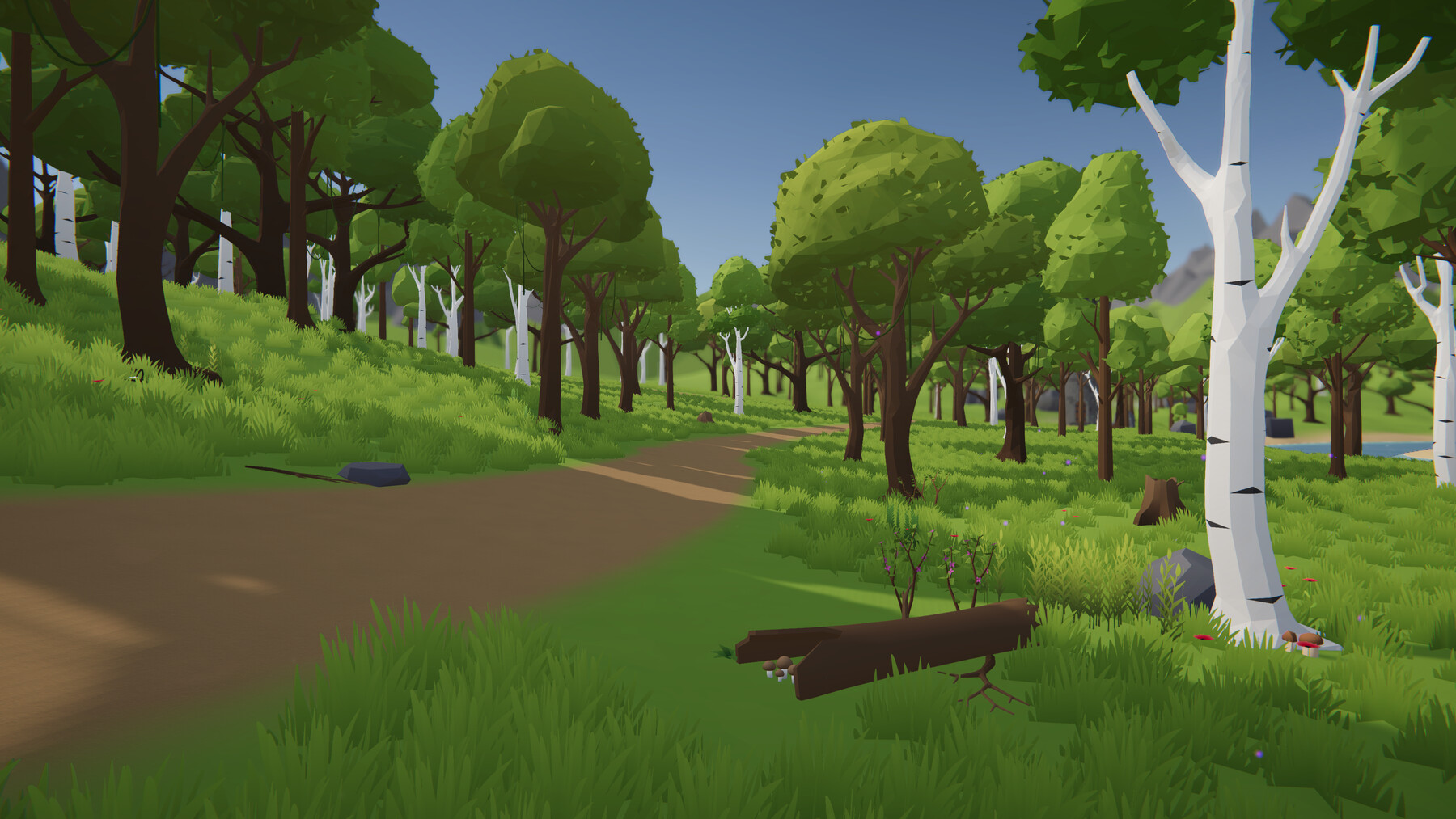 ArtStation - Low Poly Fantasy Valley - Asset for Unity 3D, Map and Models | Game Assets