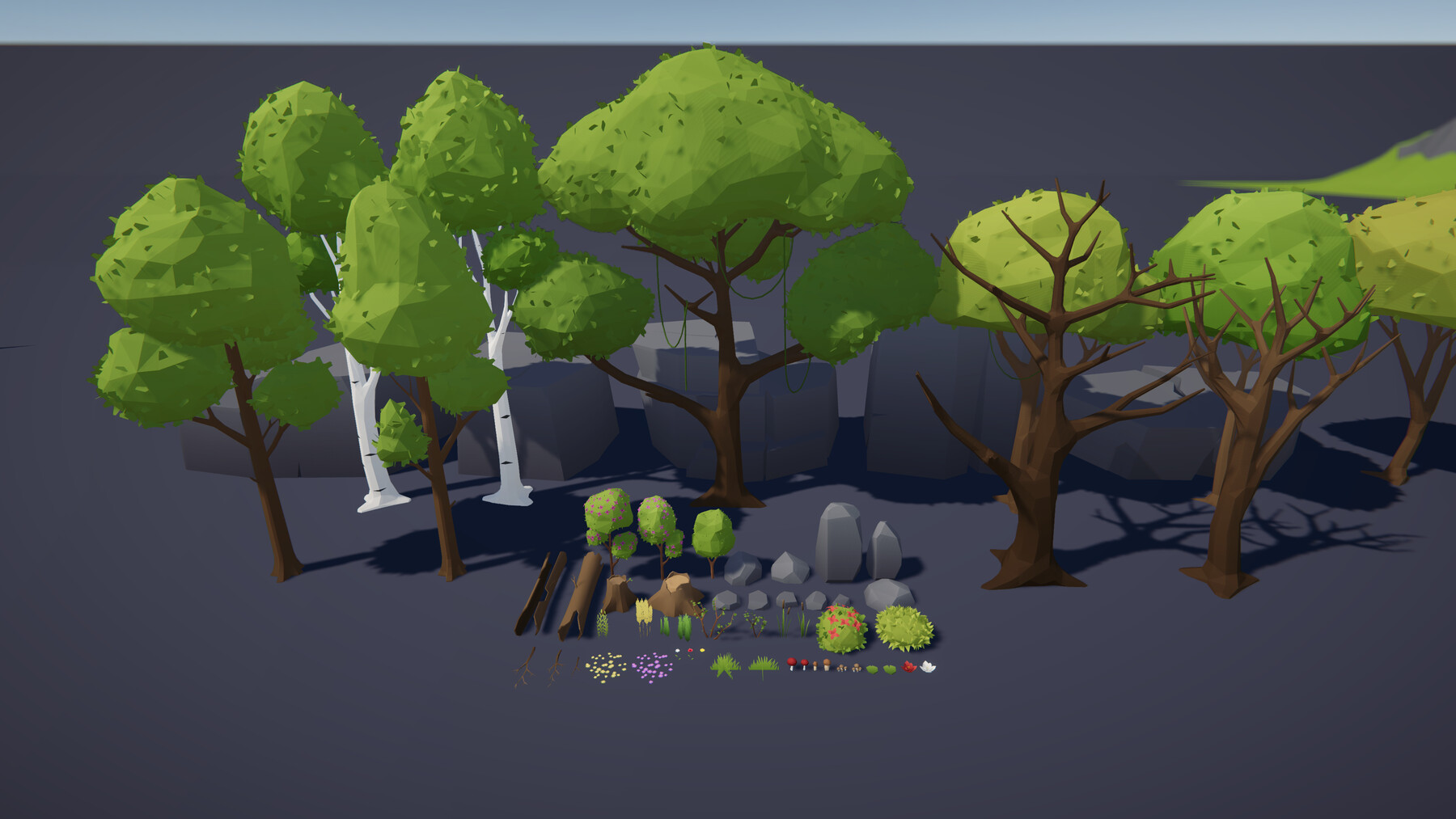 ArtStation - Low Poly Fantasy Valley - Asset for Unity 3D, Map and ...