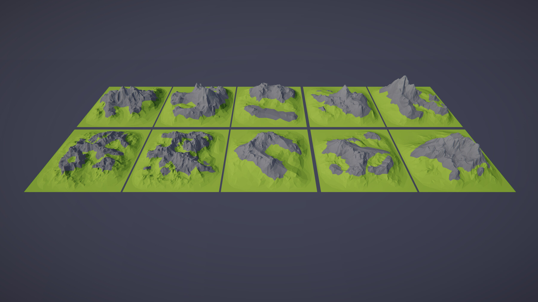 ArtStation - Low Poly Fantasy Valley - Asset for Unity 3D, Map and ...