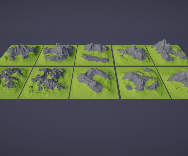 ArtStation - Low Poly Fantasy Valley - Asset for Unity 3D, Map and Models | Game Assets