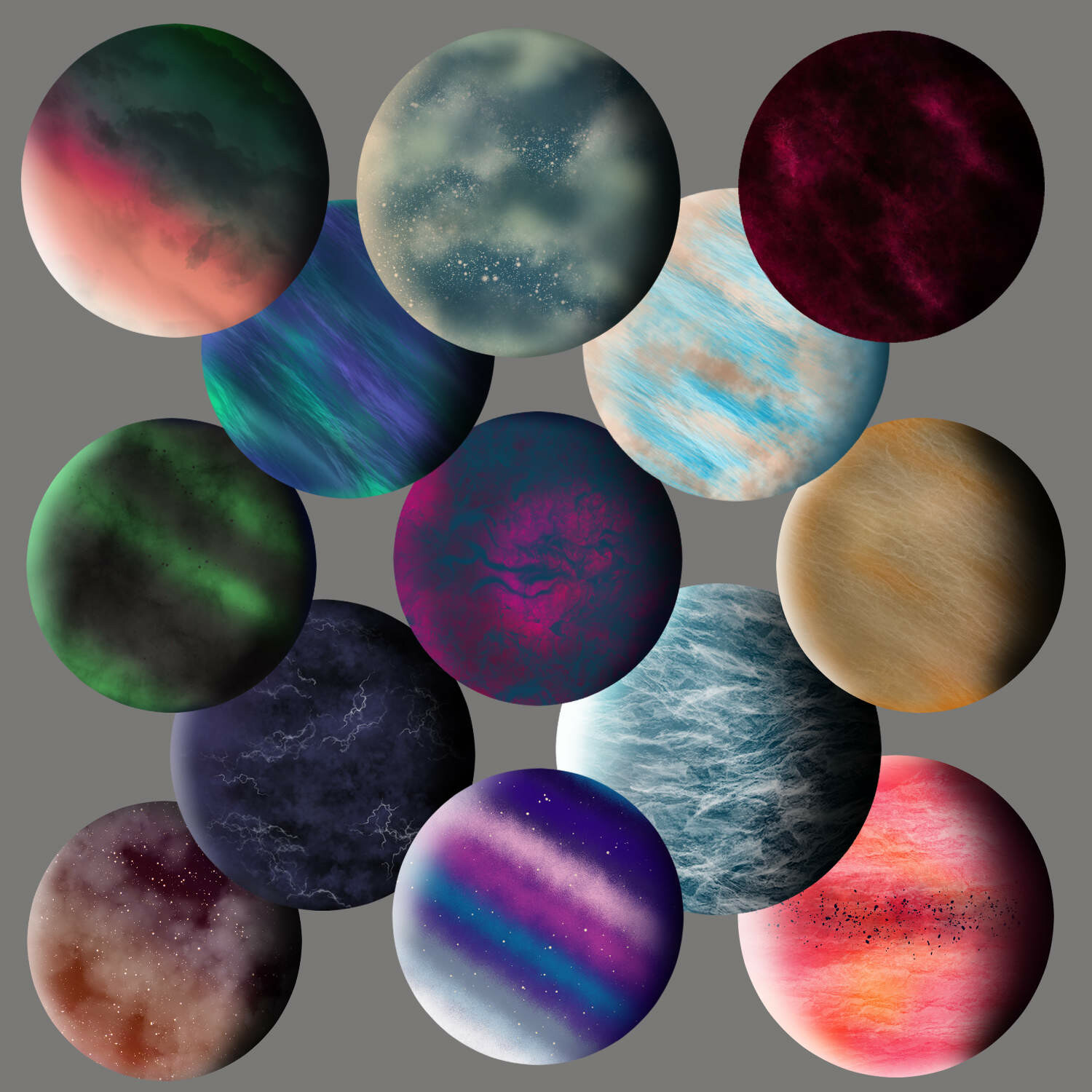 ArtStation - Alien Planets Set 1 | Artworks