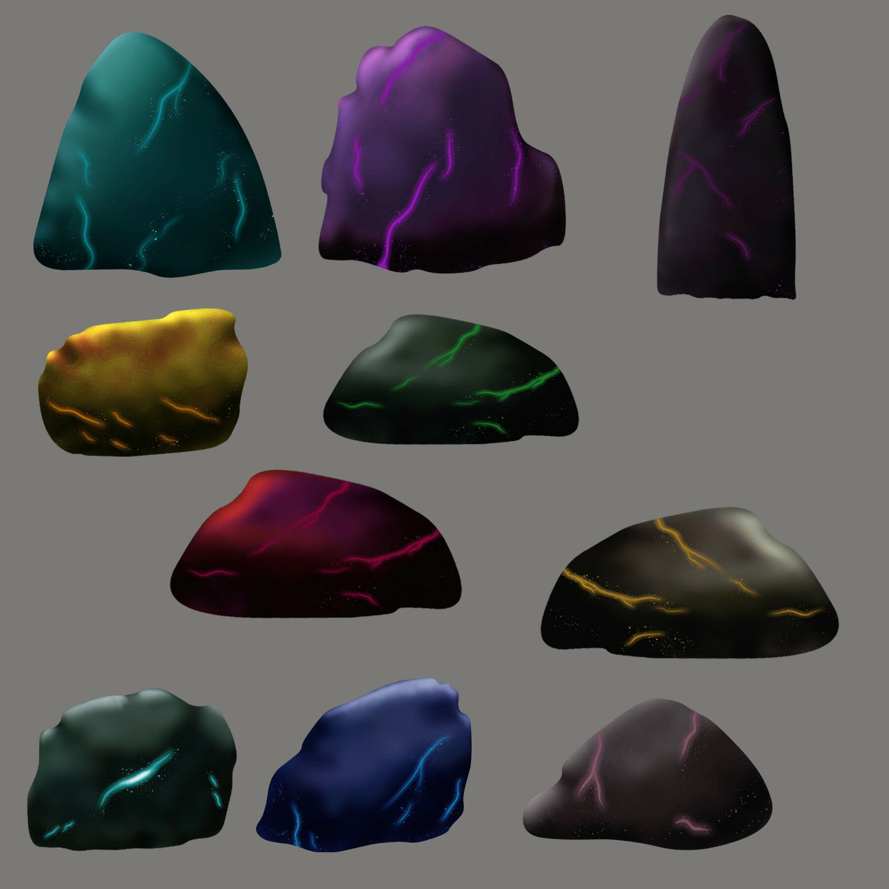 ArtStation - Basic Rock Set 1 | Game Assets