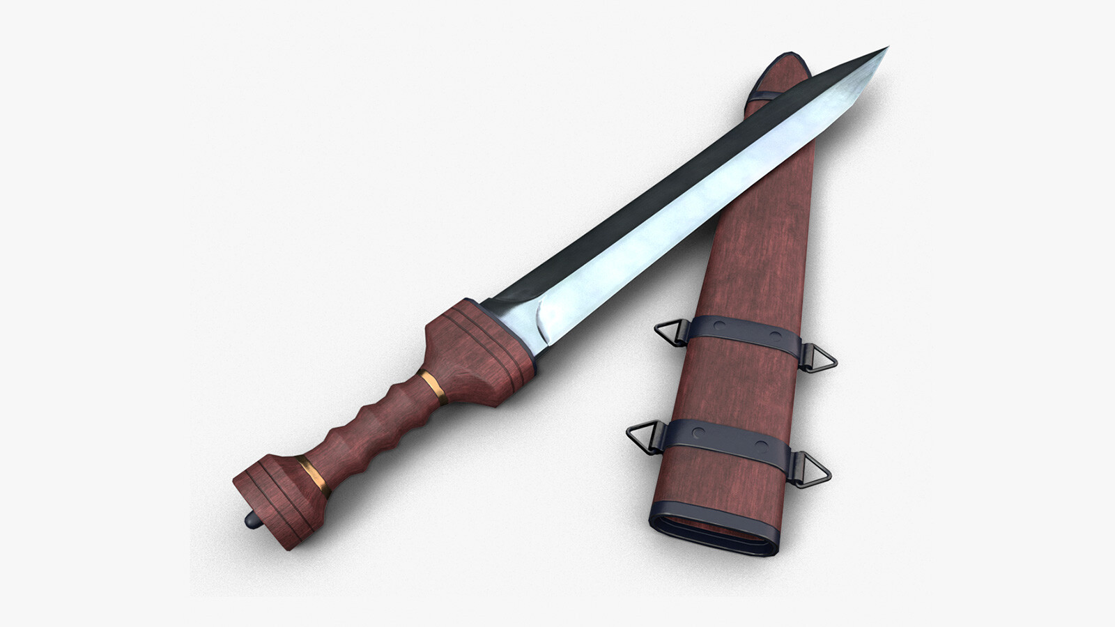 ArtStation - Roman Sword - Wooden Gladius | Game Assets