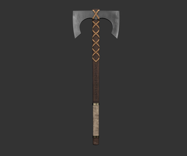ArtStation - Viking Double Axe | Game Assets