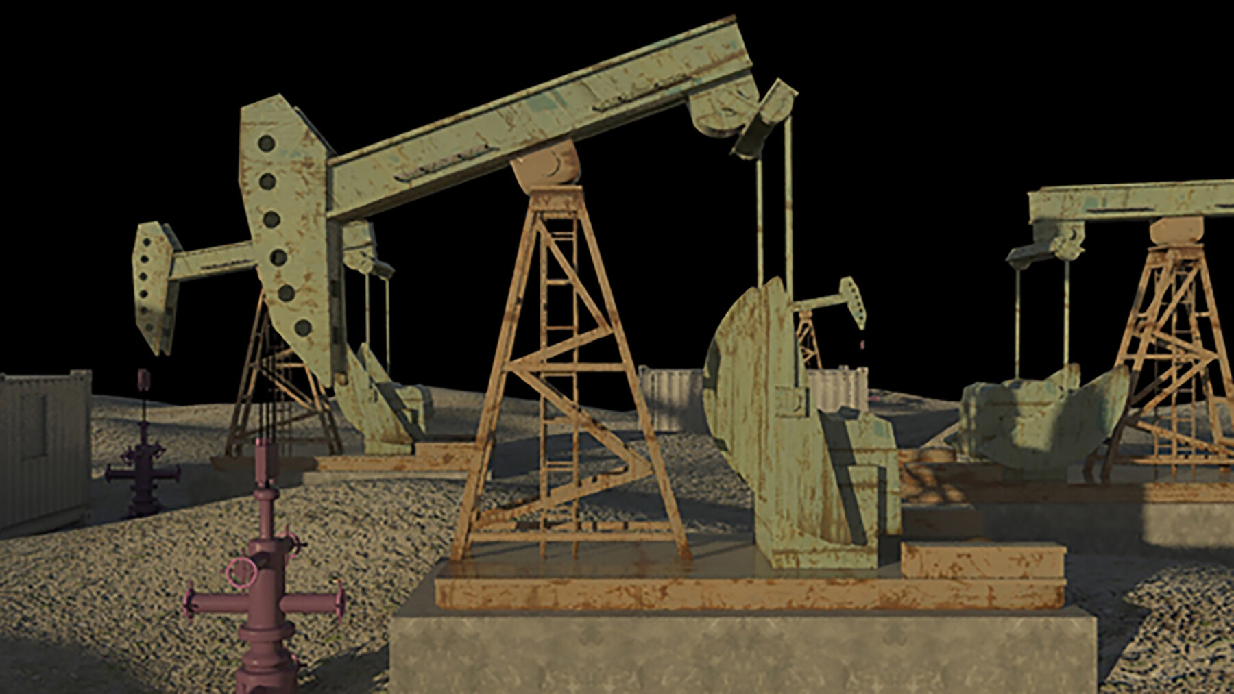 ArtStation - Oil Well | Game Assets