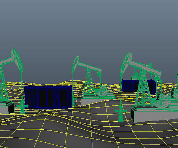 ArtStation - Oil Well | Game Assets