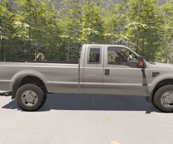 ArtStation - Ford F-350 Super Duty - Free 3D Model | Resources