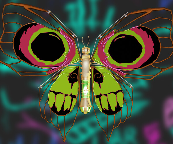 ArtStation - Jinx butterfly | Resources