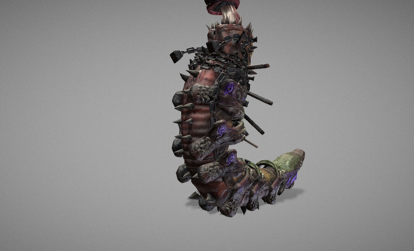 ArtStation - Giant Crawler Mutant | Game Assets