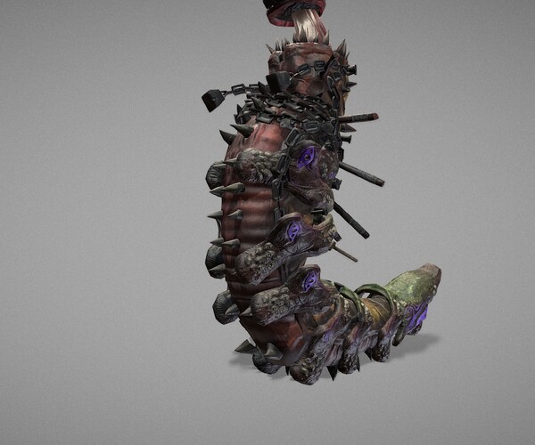 ArtStation - Giant Crawler Mutant | Game Assets