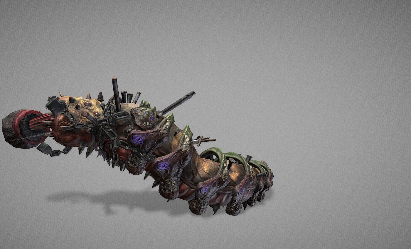 ArtStation - Giant Crawler Mutant | Game Assets