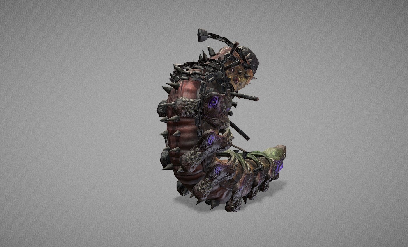 ArtStation - Giant Crawler Mutant | Game Assets