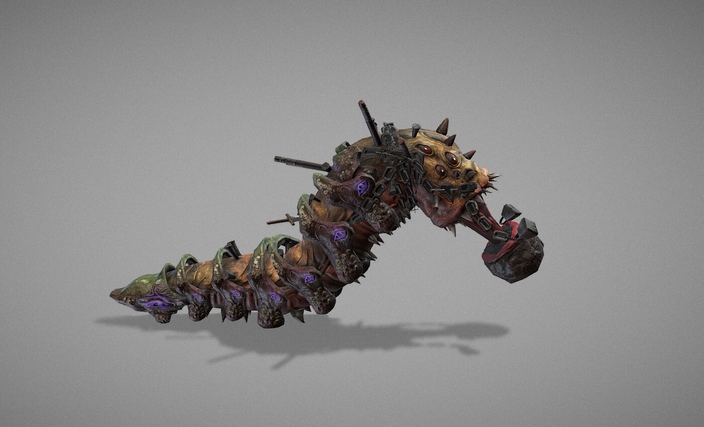 ArtStation - Giant Crawler Mutant | Game Assets