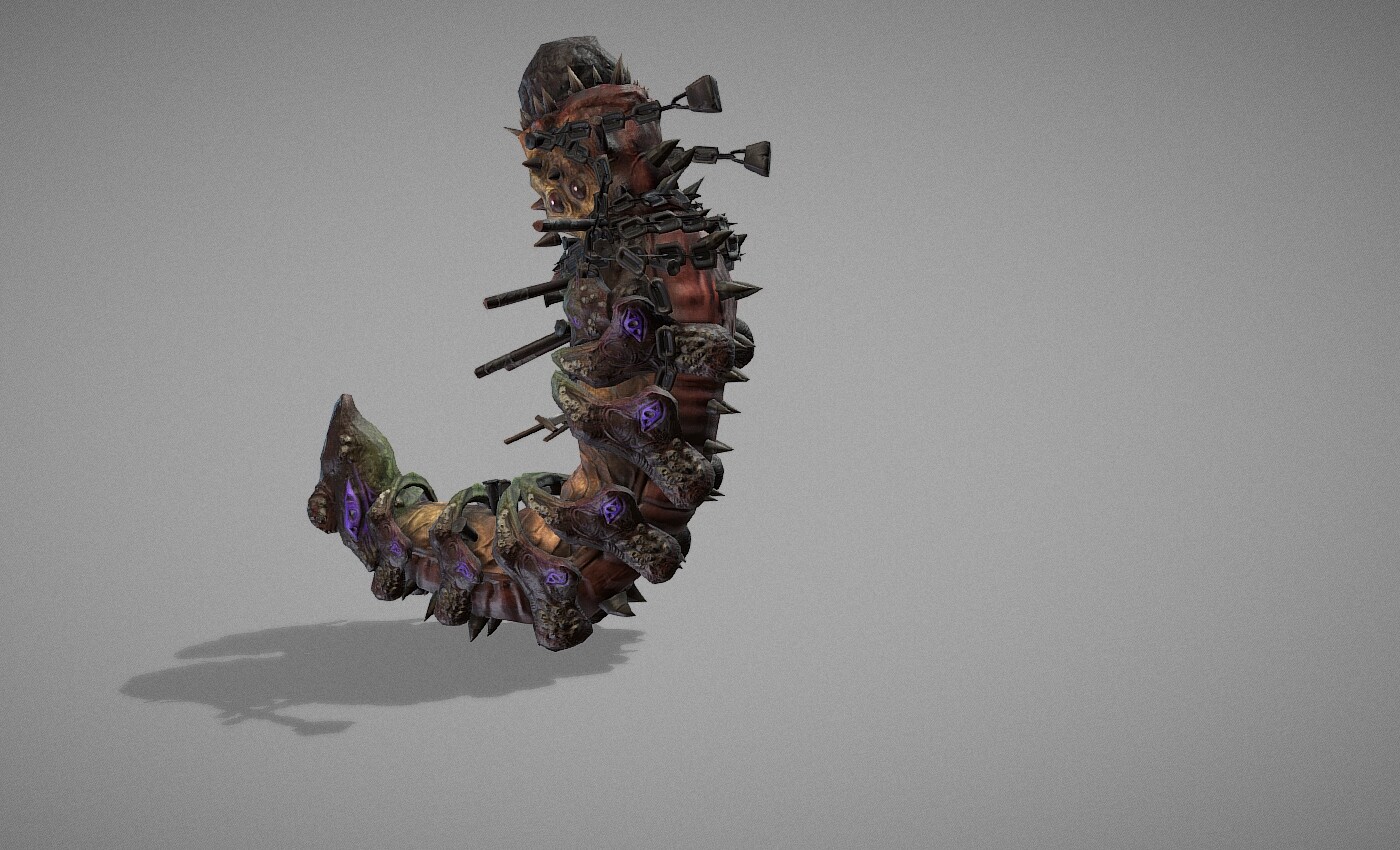 ArtStation - Giant Crawler Mutant | Game Assets