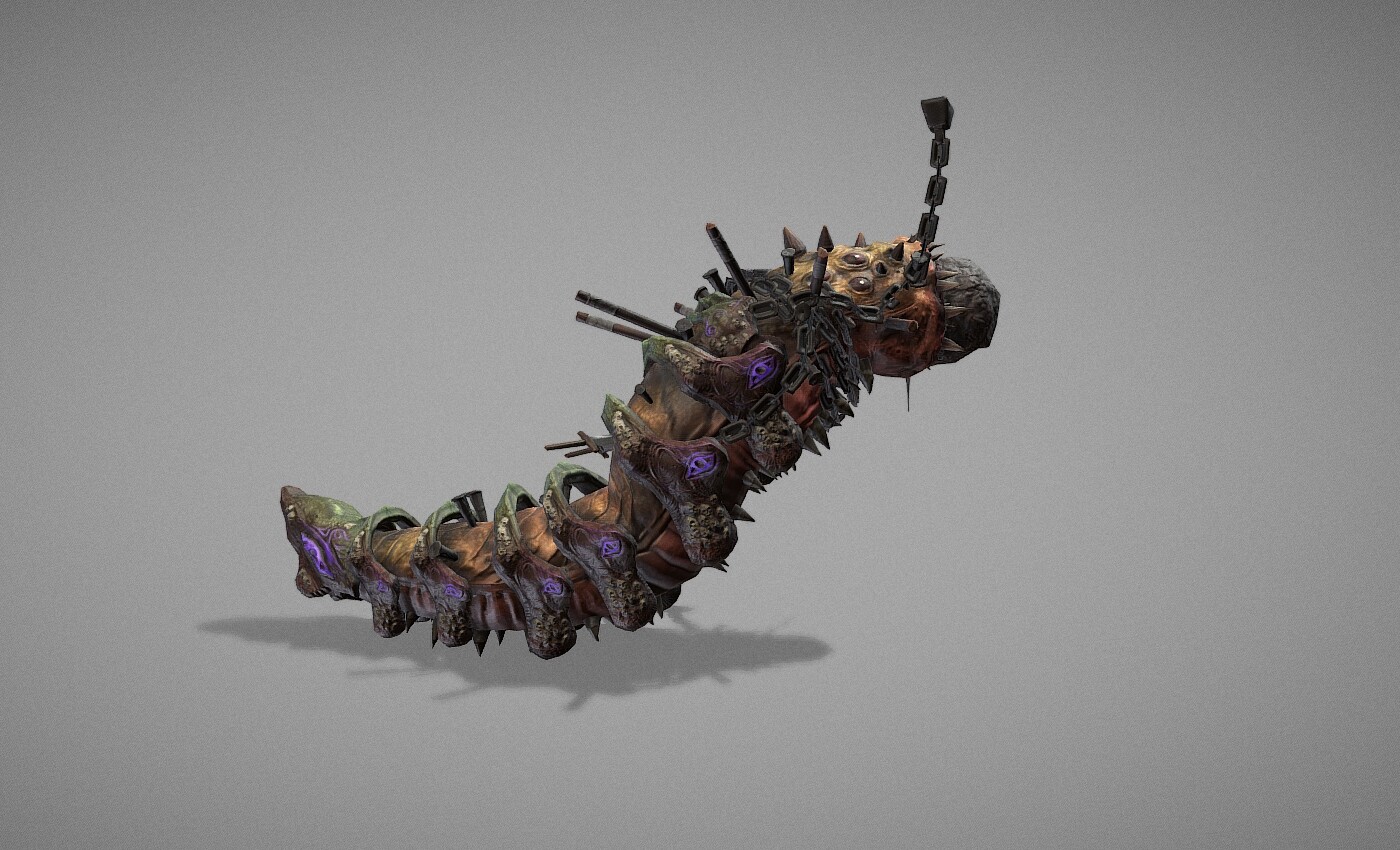 ArtStation - Giant Crawler Mutant | Game Assets