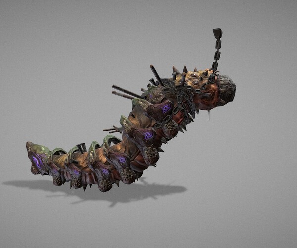 ArtStation - Giant Crawler Mutant | Game Assets