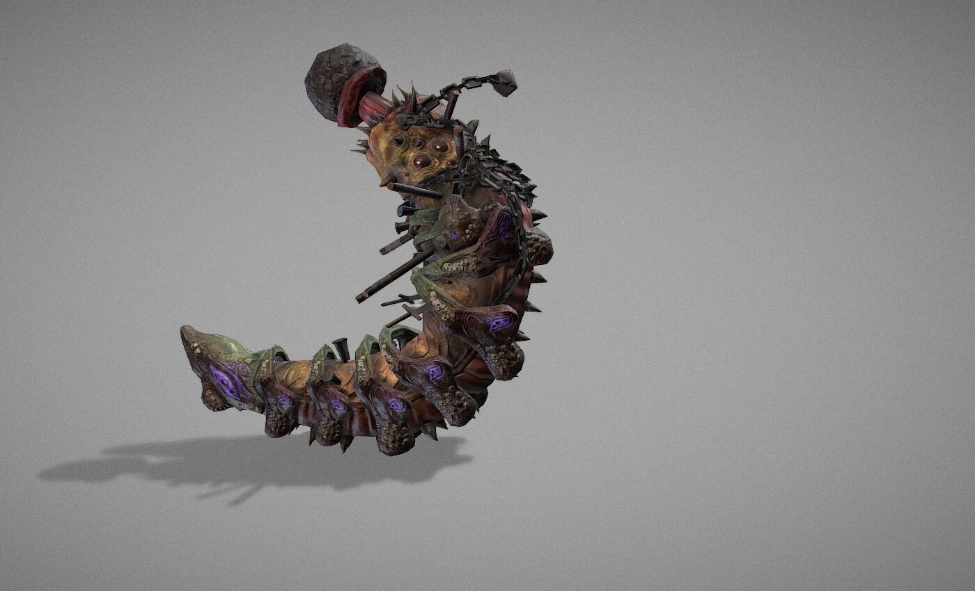 ArtStation - Giant Crawler Mutant | Game Assets