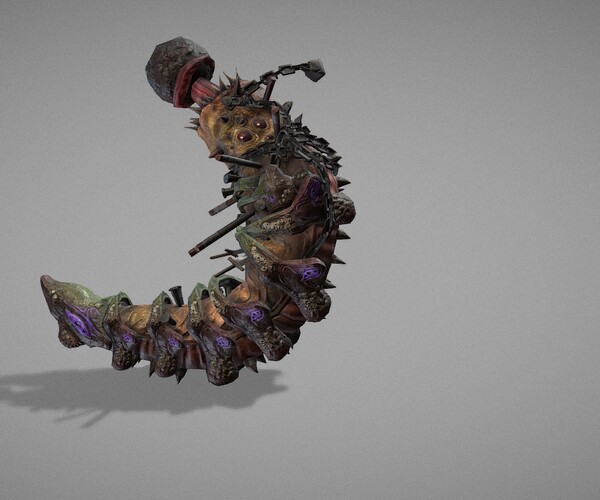 ArtStation - Giant Crawler Mutant | Game Assets