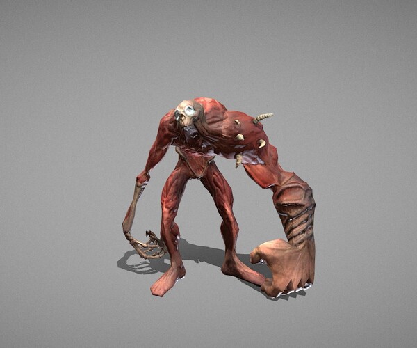 ArtStation - Goul Zombie | Game Assets