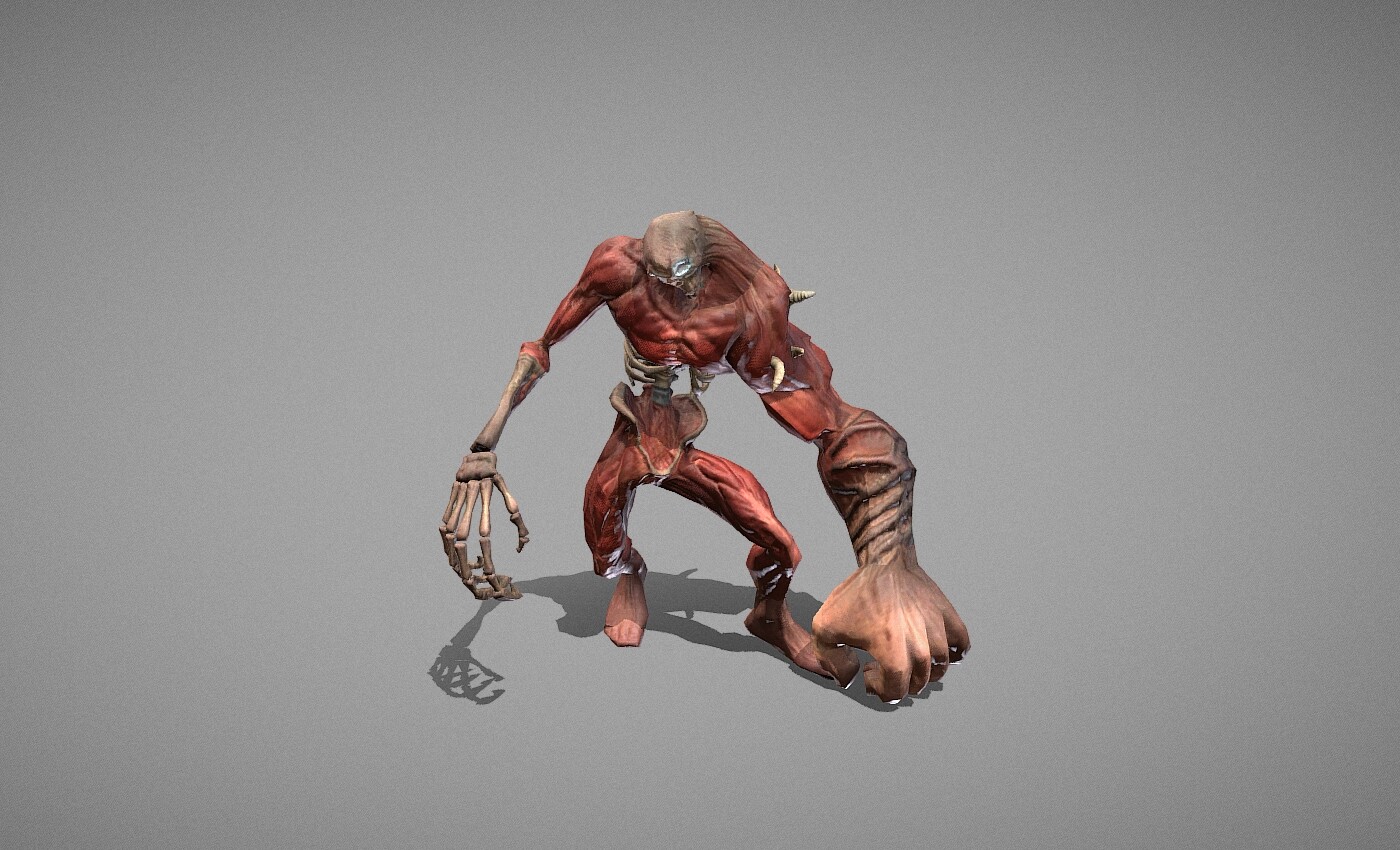 ArtStation - Goul Zombie | Game Assets