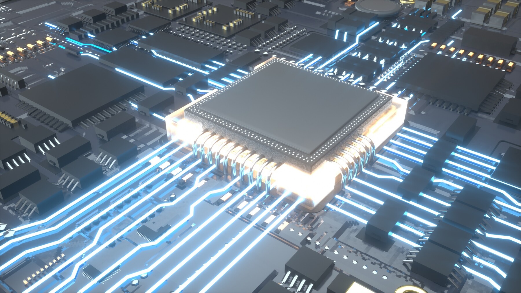 ArtStation - CPU motherboard | Game Assets