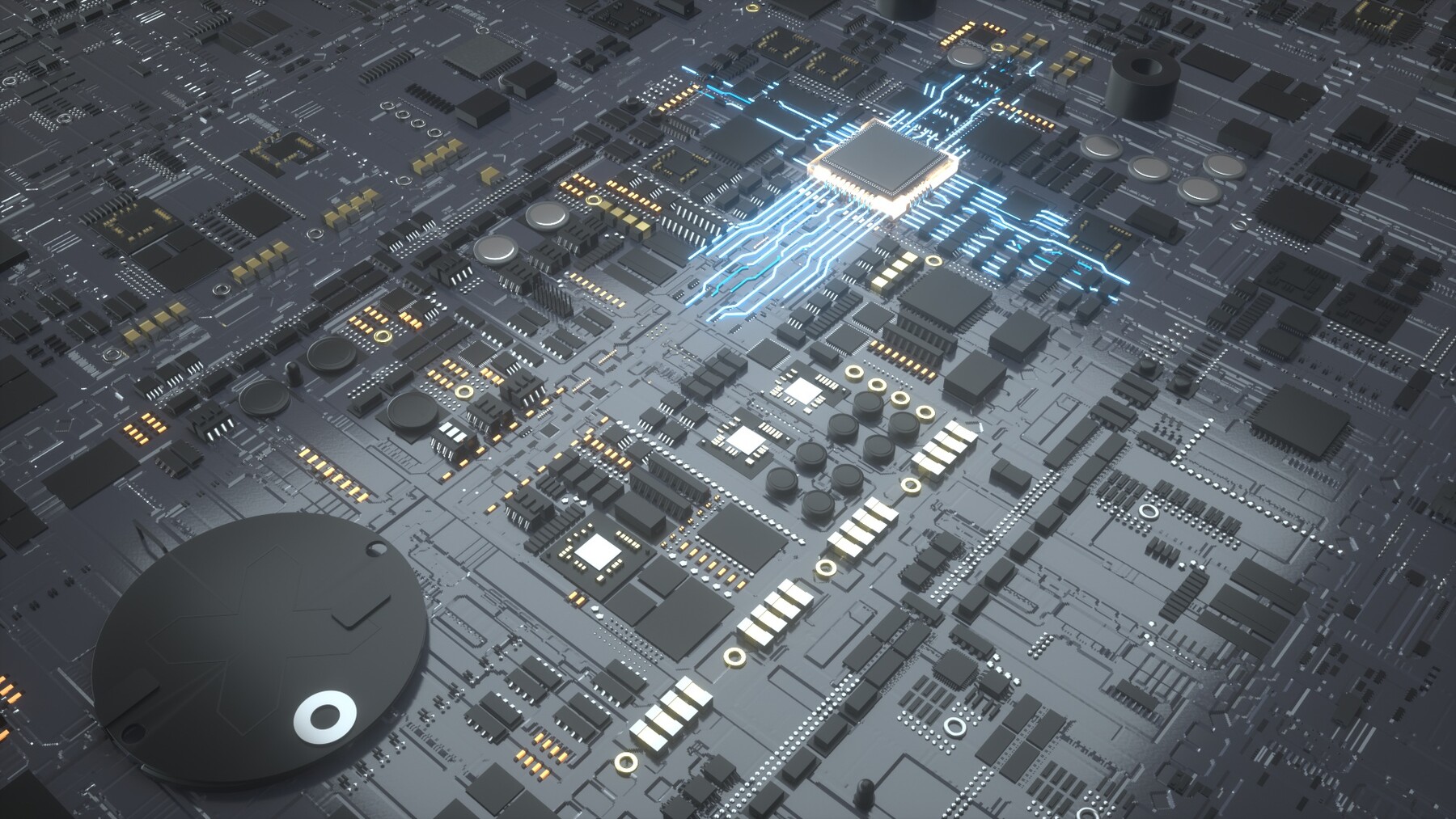 ArtStation - CPU motherboard | Game Assets