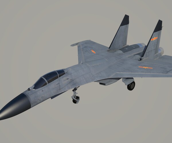 ArtStation - J11 Fighter Plane | Game Assets