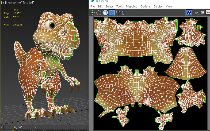 ArtStation - cartoon baby dinosaur | Game Assets