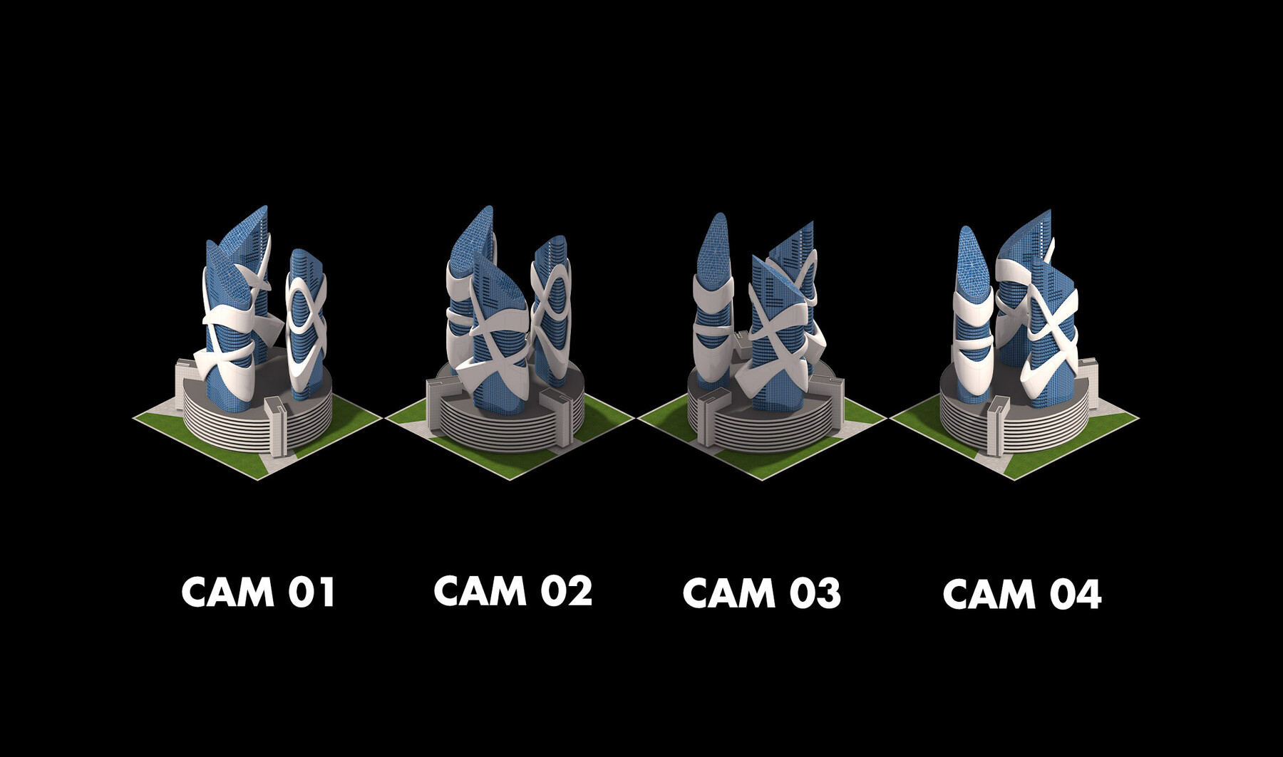 3000ad - Architecture (Tile#0015, 1x1) – Dimetric Projection Illustrations