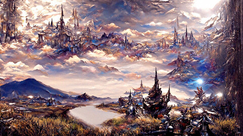 ArtStation - Final fantasy landsacpe #2 | Artworks