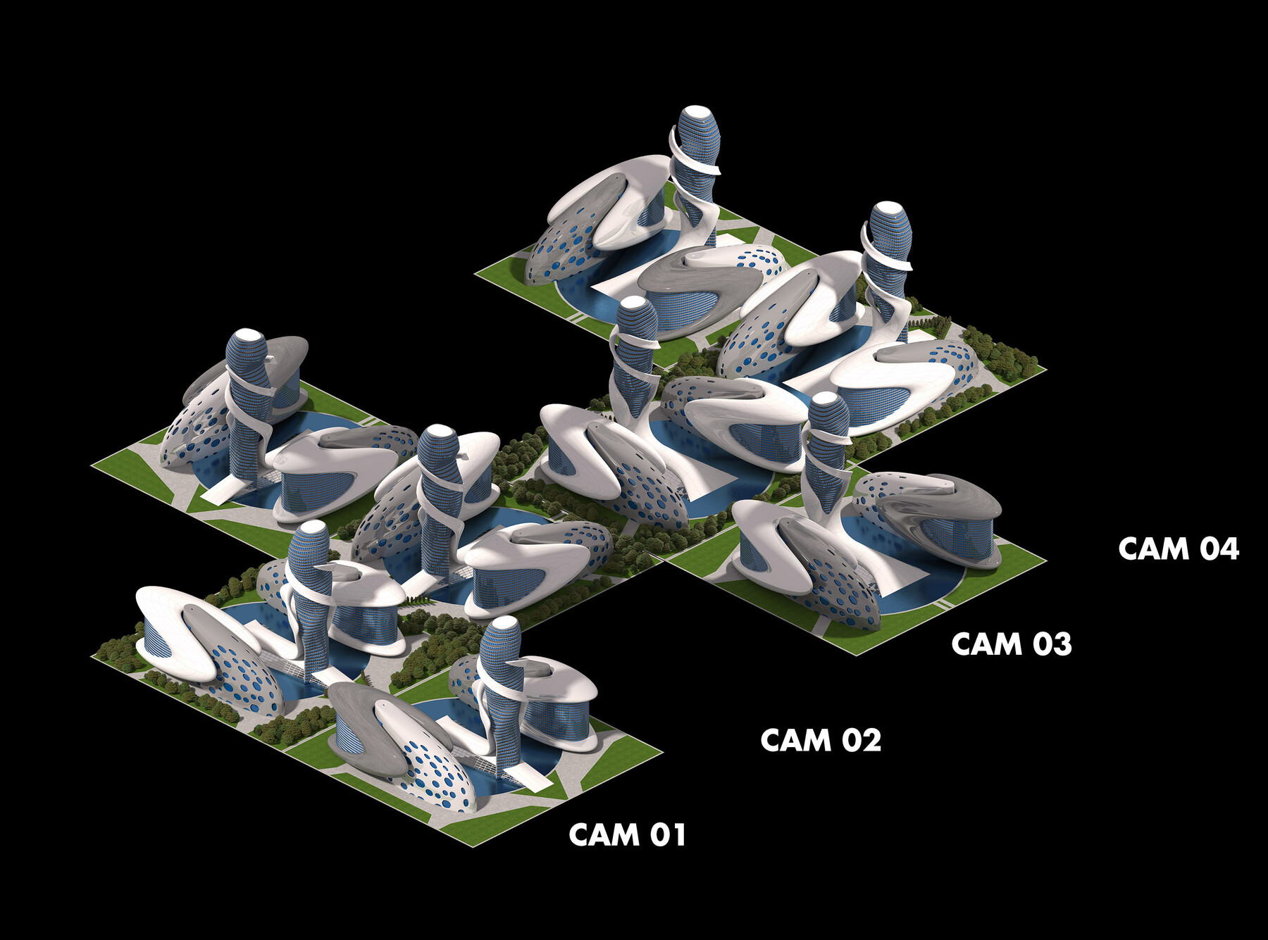 3000ad - Architecture (Tile#0017, 2x2) – Dimetric Projection Illustrations