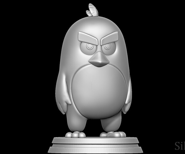 ArtStation - Red - The Angry Birds Movie 3D print model | Resources