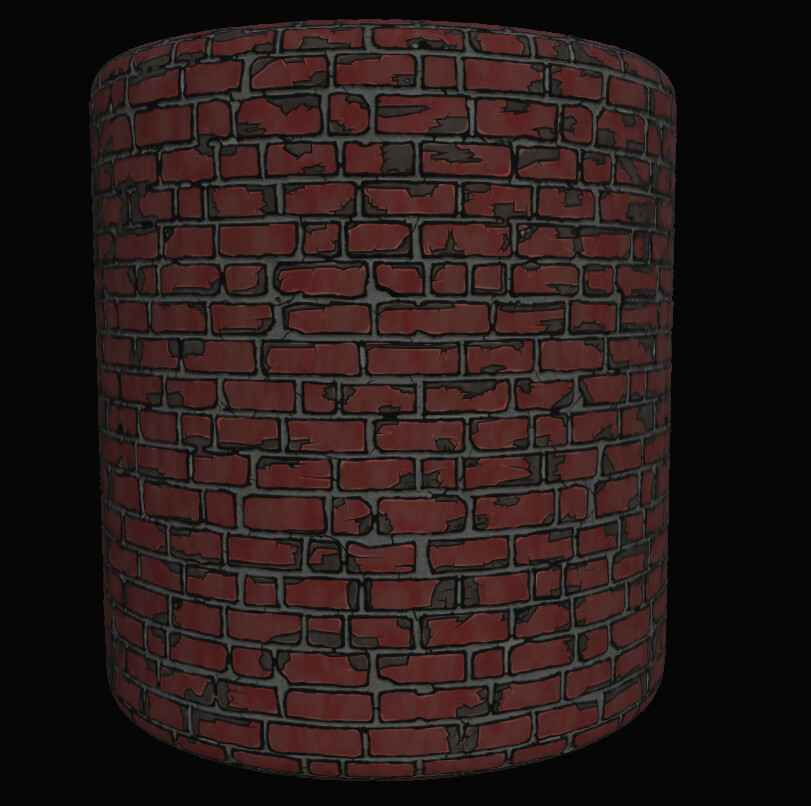 ArtStation - Stylized Brick Texture | Resources