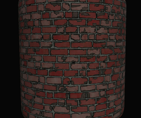 ArtStation - Stylized Brick Texture | Resources