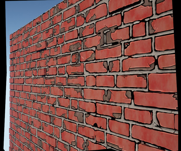 ArtStation - Stylized Brick Texture | Resources