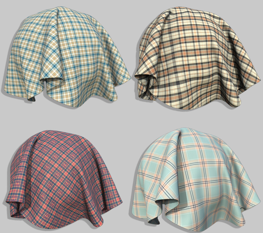 ArtStation - 28 Tileable Fabric Texture Set Pack | Game Assets