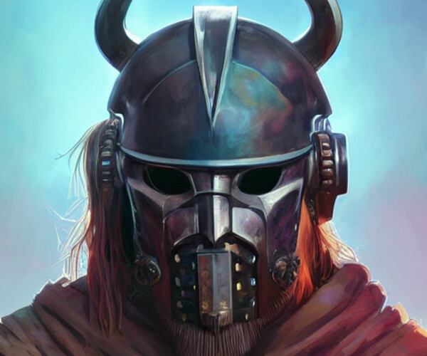 ArtStation - cyberpunk viking 3500 helmet armor inspiration collection ...