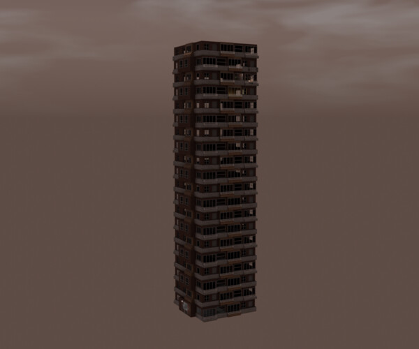 ArtStation - Building 01 3d ASSET .GLB | Game Assets