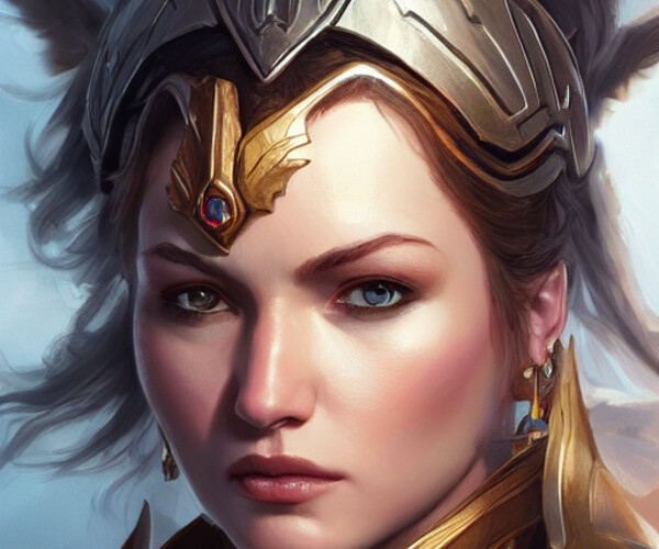 ArtStation - Valkyrie sky Amazon beauty Hero Fantasy 3k collection ...