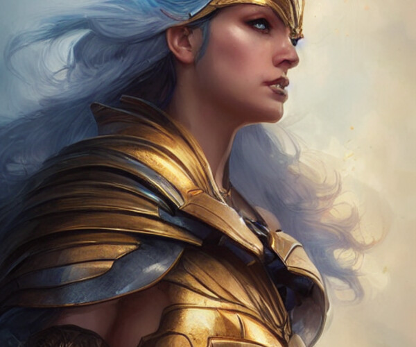 ArtStation - Valkyrie sky Amazon beauty Hero Fantasy 3k collection | Artworks