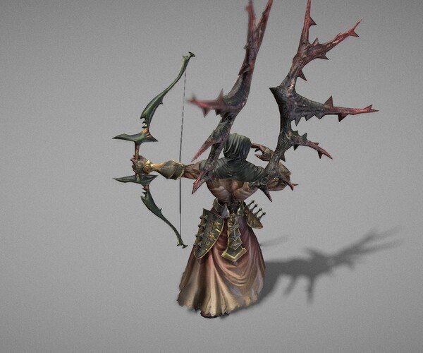 ArtStation - Samael Demon | Game Assets