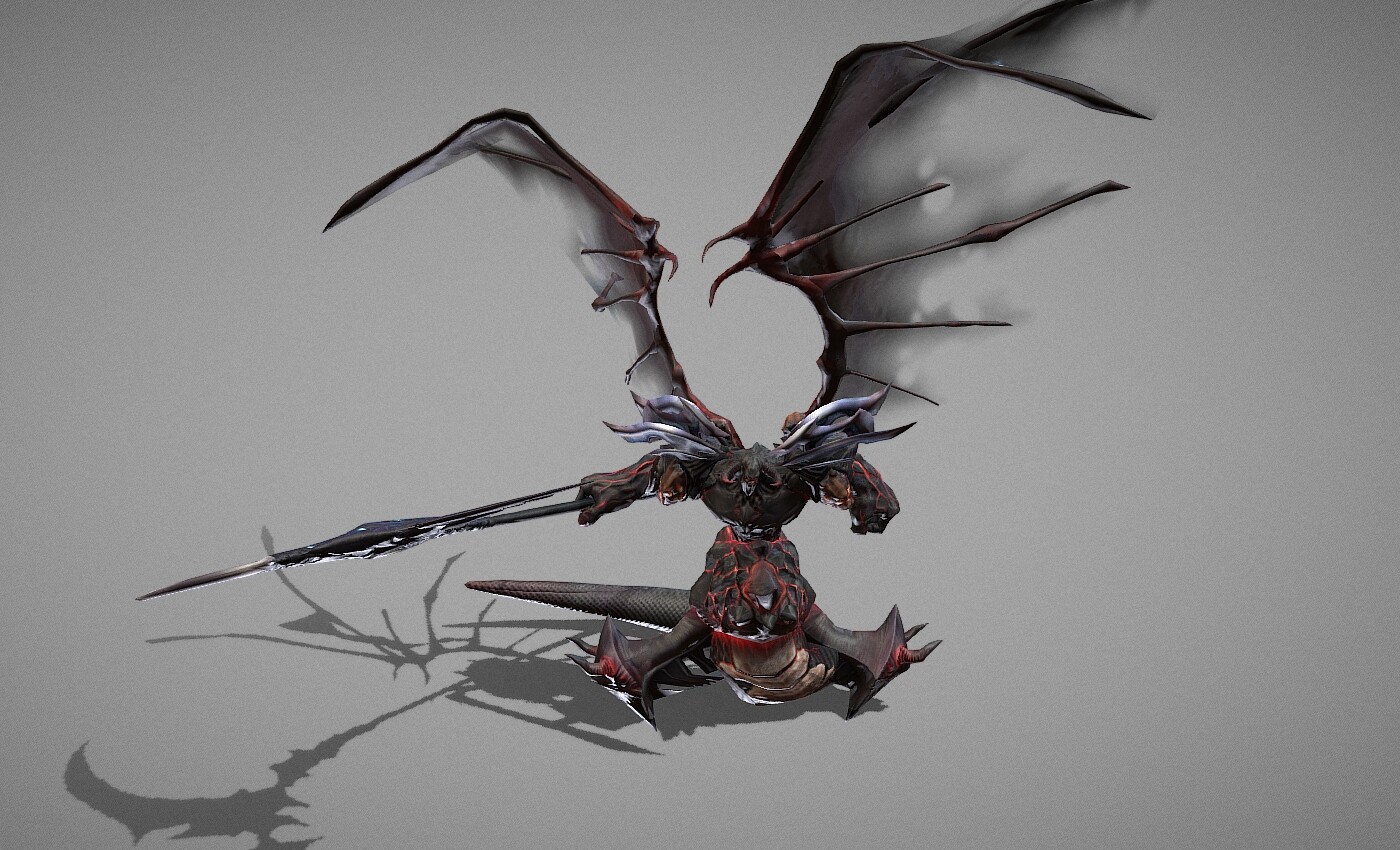 ArtStation - Tanatonoth Giant Creature | Game Assets
