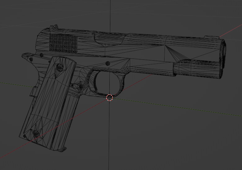 ArtStation - Game-ready Colt hand-gun | Game Assets