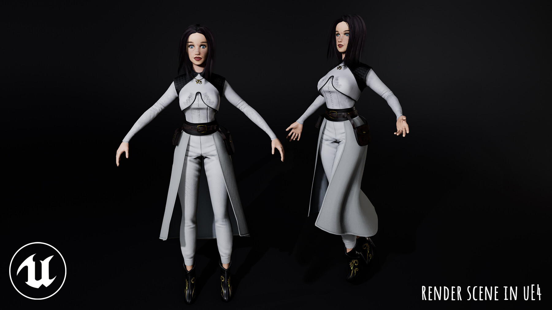 ArtStation - Female Wizard | Game Assets